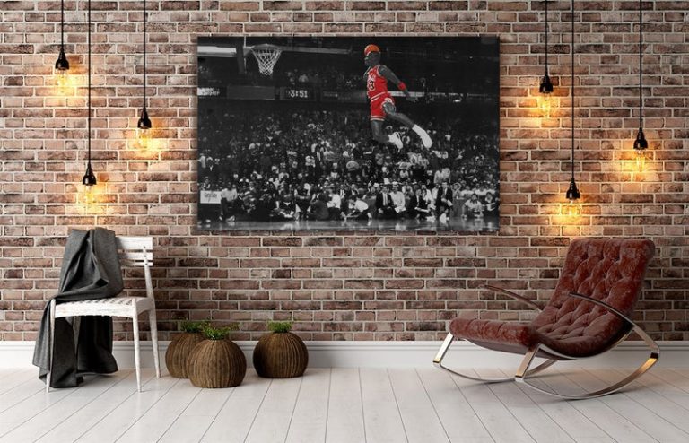 Michael Jordan Flying Dunk Man Slam Dunk Canvas - REVER LAVIE