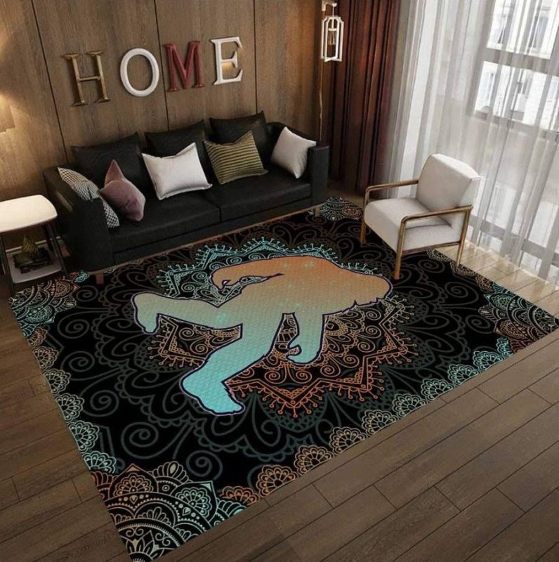 Bigfoot Mandala Living Room Carpet Rug Home Decor - REVER LAVIE