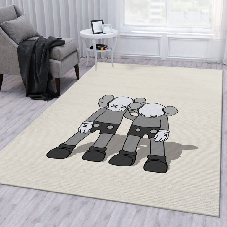 Kaws Neon Design Style Rug Home Decor - REVER LAVIE