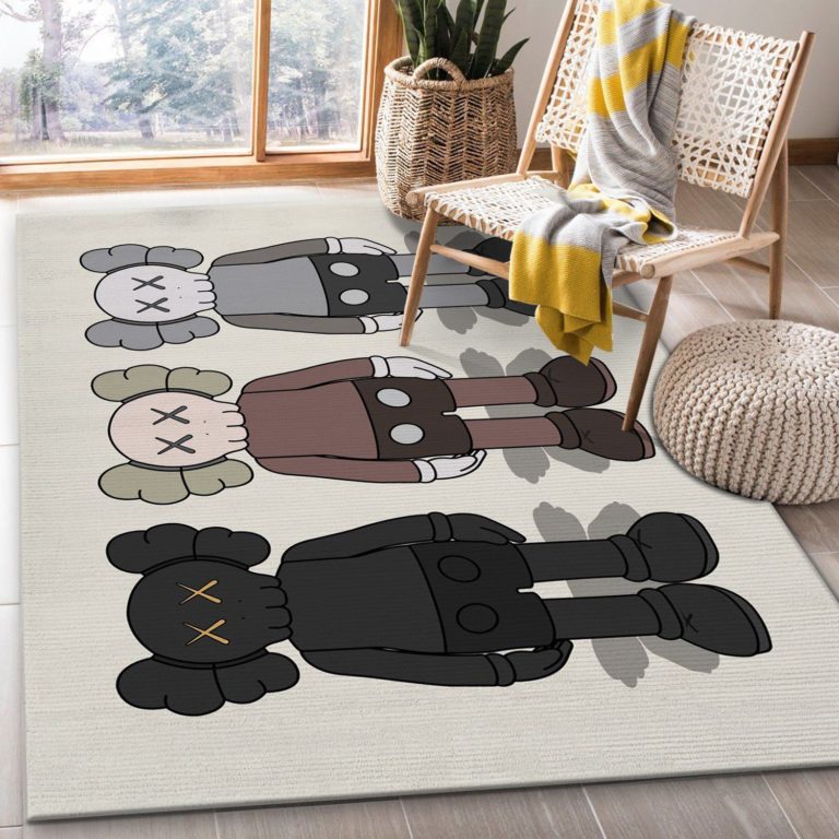 Kaws X Sesame Street Characters Kwas Rug Home Decor - REVER LAVIE