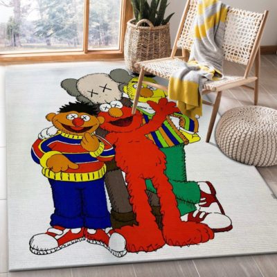 Kaws X Sesame Street Kaws Rug Home Decor - REVER LAVIE