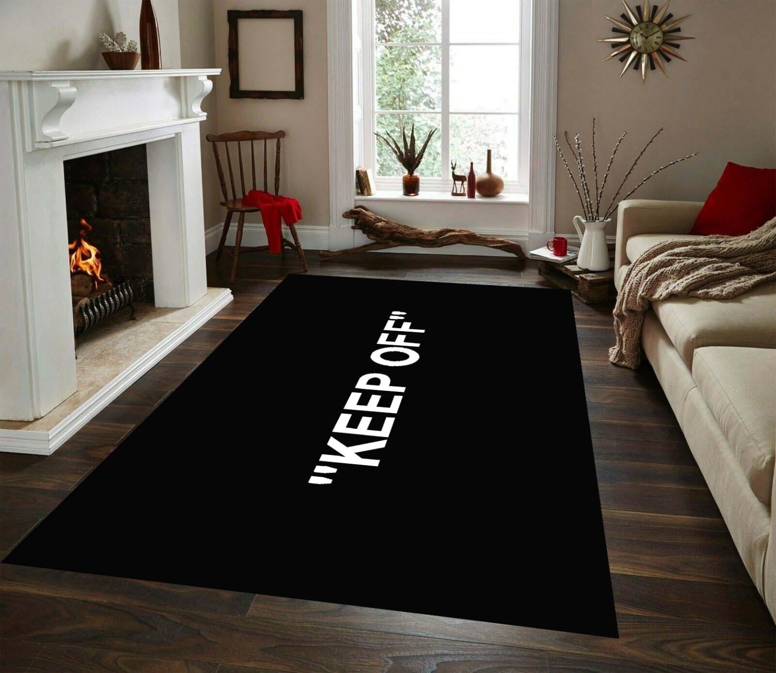 Keep Off Classic Rug Home Decor - REVER LAVIE
