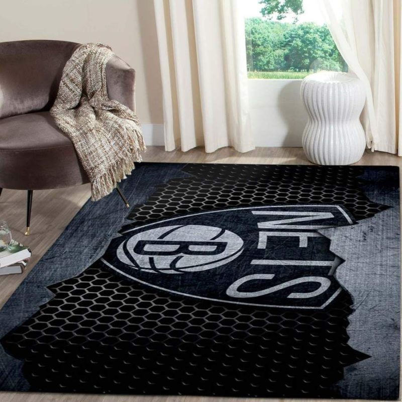 Brooklyn Nets Basketball Team Logo NBA Rug Home Decor - REVER LAVIE