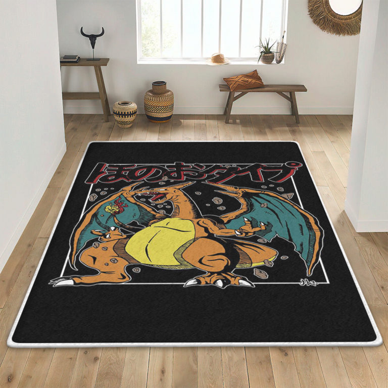 Charizard Pokemon Japanese Rug Home Decor - REVER LAVIE