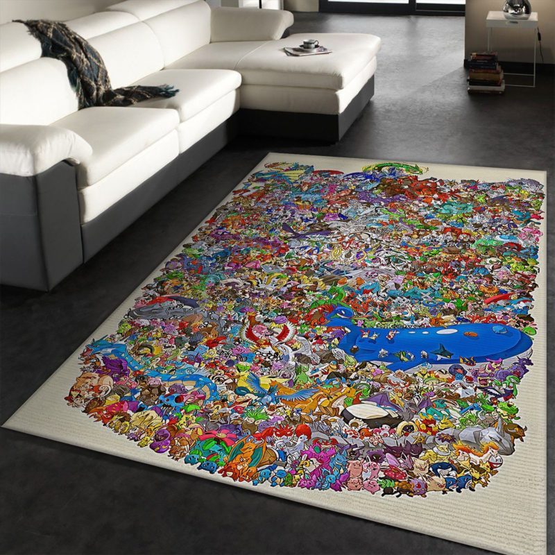 Pokemon All Characters Artwork Rug Home Decor - REVER LAVIE