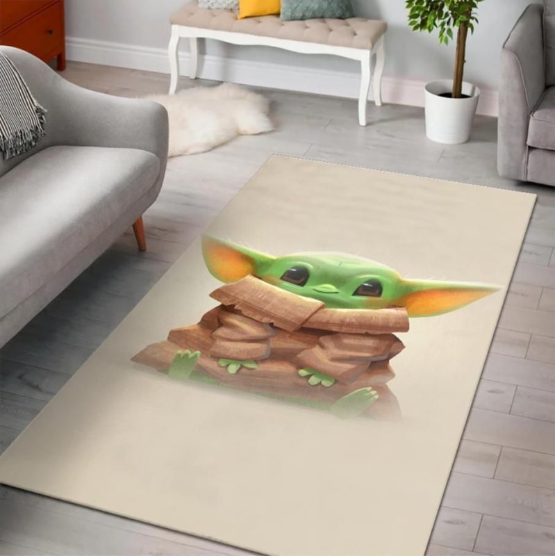 Baby Yoda Star Wars Kids Area Rug Carpet - REVER LAVIE