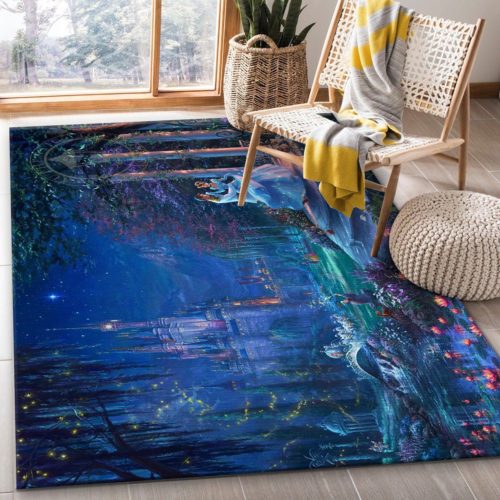 Cinderella Dancing In The Starlight Disney Area Rug Carpet - REVER LAVIE