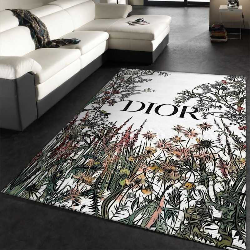 Dior Flowers Area Carpet Rug - REVER LAVIE