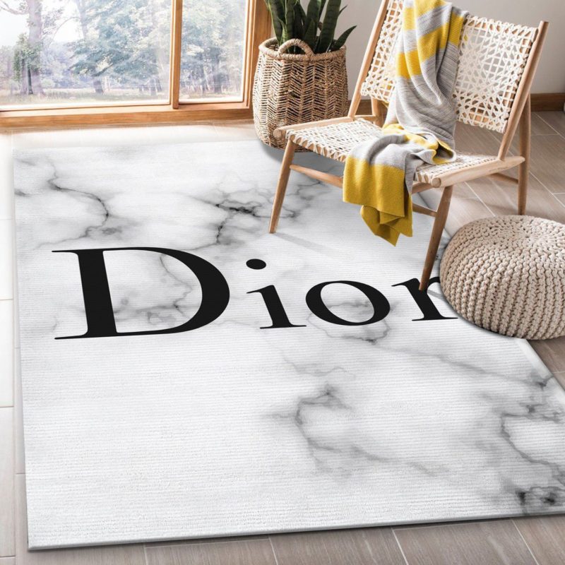 Dior Logo Background Area Carpet Rug - REVER LAVIE