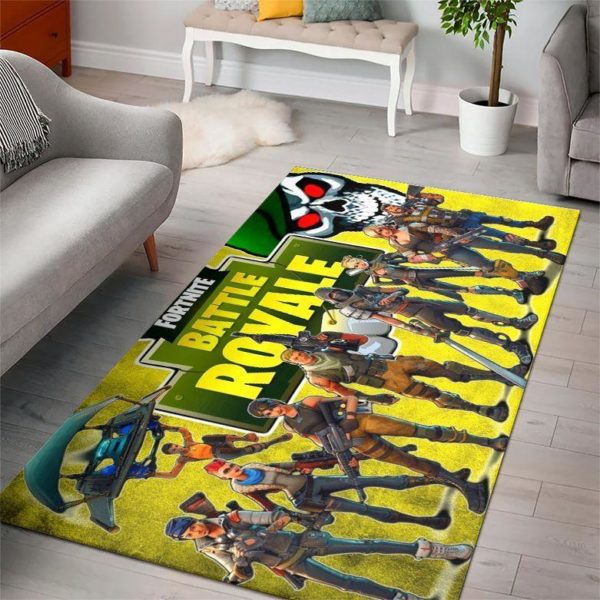 Fortnite Gaming Battle Royale Rug Bedroom Area Rug - REVER LAVIE