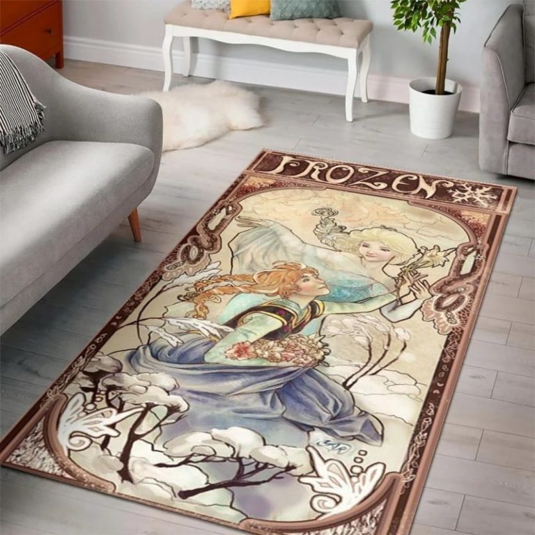 Frozen Disney Princess Characters Disney Area Rug Carpet - REVER LAVIE