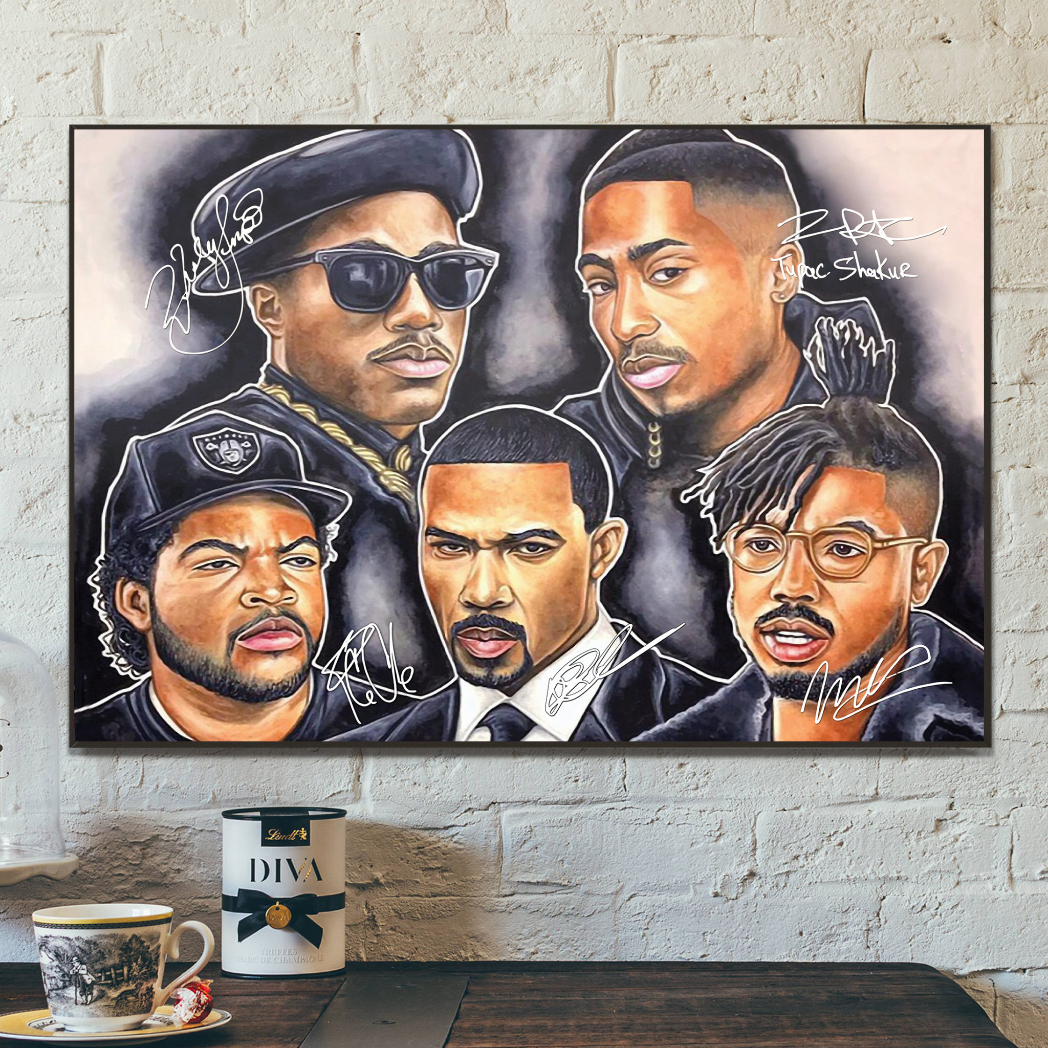 Hip Hop Rap Legends 90s Hip Hop Poster Canvas - REVER LAVIE