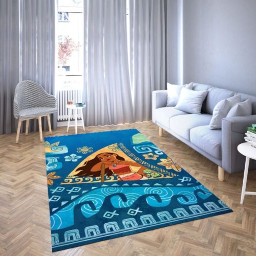 Princess Moana of Disney Favorite Cartoon Area Rug Carpet - REVER LAVIE