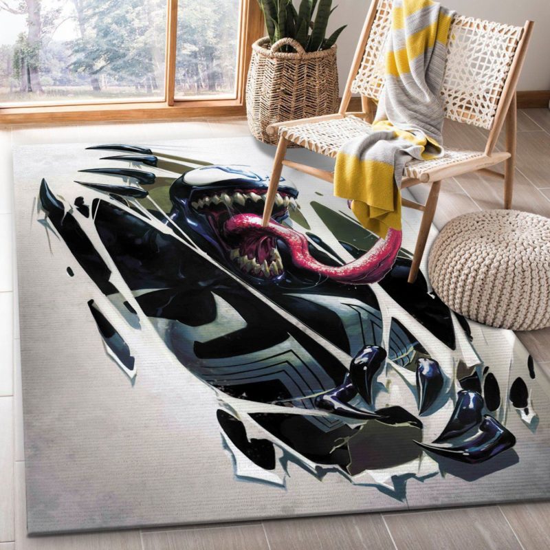 Symbiote Marvel Area Rug Carpet - REVER LAVIE