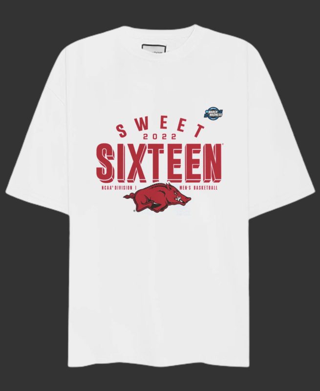Arkansas Razorbacks Sweet Sixteen 2022 T-shirt - REVER LAVIE