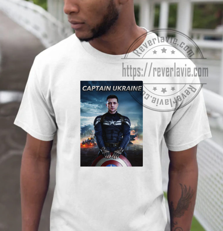 Captain Zelensky Ukraine President Classic T -shirt - REVER LAVIE