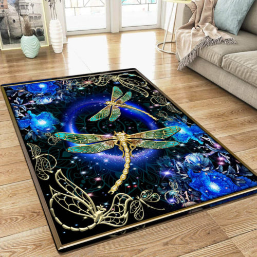 Dragonfly Mandala Rug Home Decor - REVER LAVIE