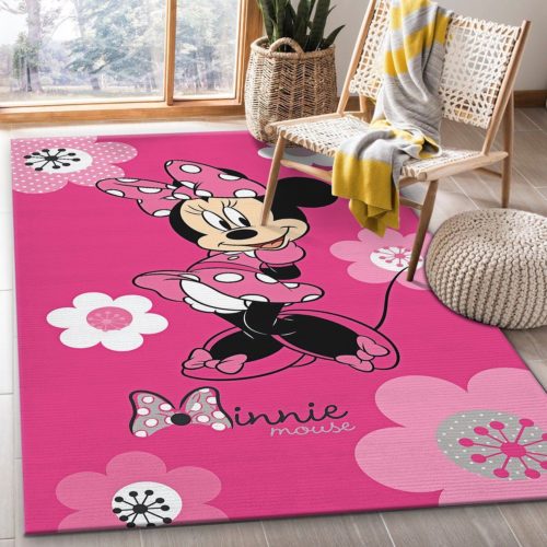 Minnie Mouse Pink Rug Home Decor - REVER LAVIE