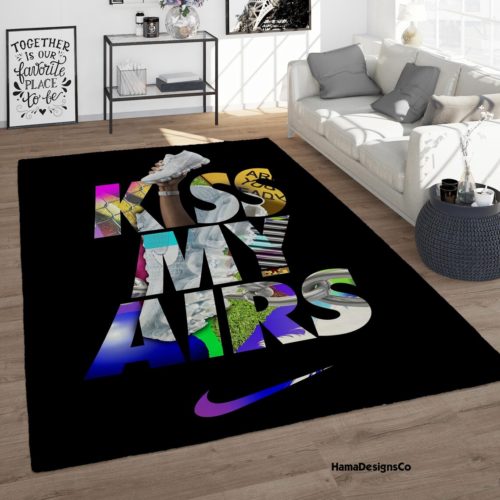 Nike Kiss My Airs Area Rug Home Decor - REVER LAVIE