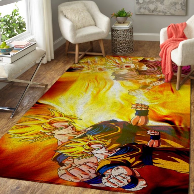 Son Goku All Forms Dragon Ball Rug Home Decor - REVER LAVIE