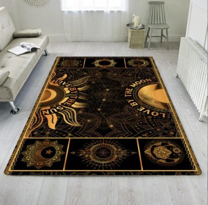 Sun And Moon Rug Live By The Sun Love By The Moon Rug Home Decor ...