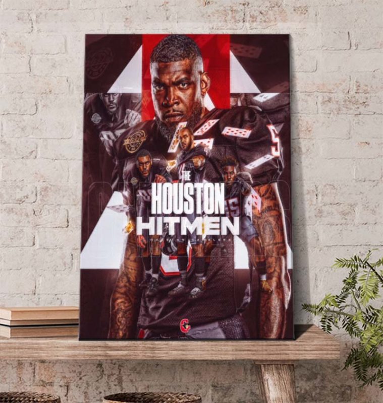 Houston Hitmen USFL Poster Canvas - REVER LAVIE