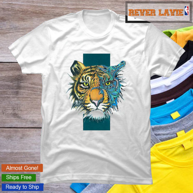 Tiger In Teal Classic T-Shirt - REVER LAVIE