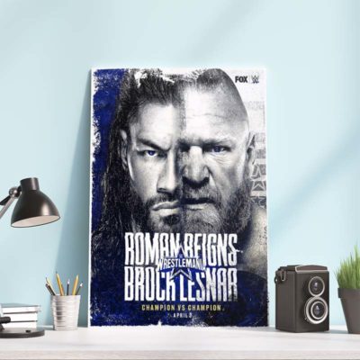 Roman Reigns Undisputed WWE Universal Champion Poster Canvas - REVER LAVIE