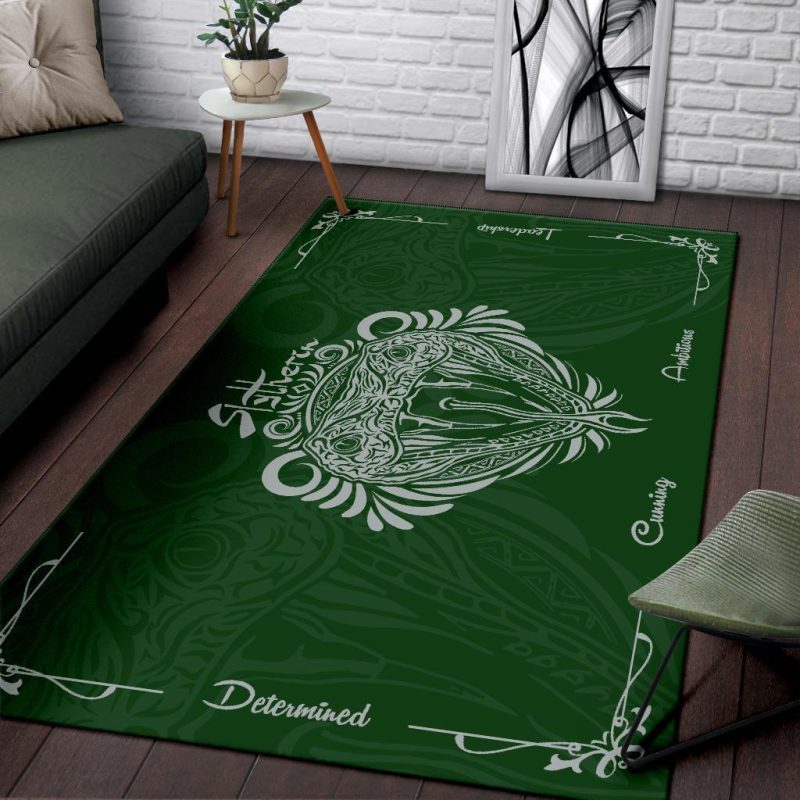 Harry Potter Slytherin Design Style Area Rug Carpet - REVER LAVIE