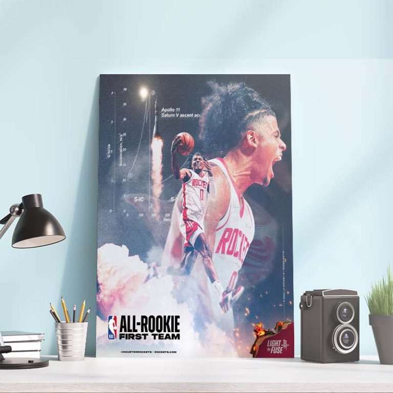2021-2022 KIA NBA All-Rookie First Team Art Decor Poster Canvas - REVER ...