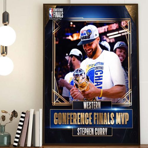 Stephen Curry Western Conference Finals MVP Wall Decor Poster Canvas ...