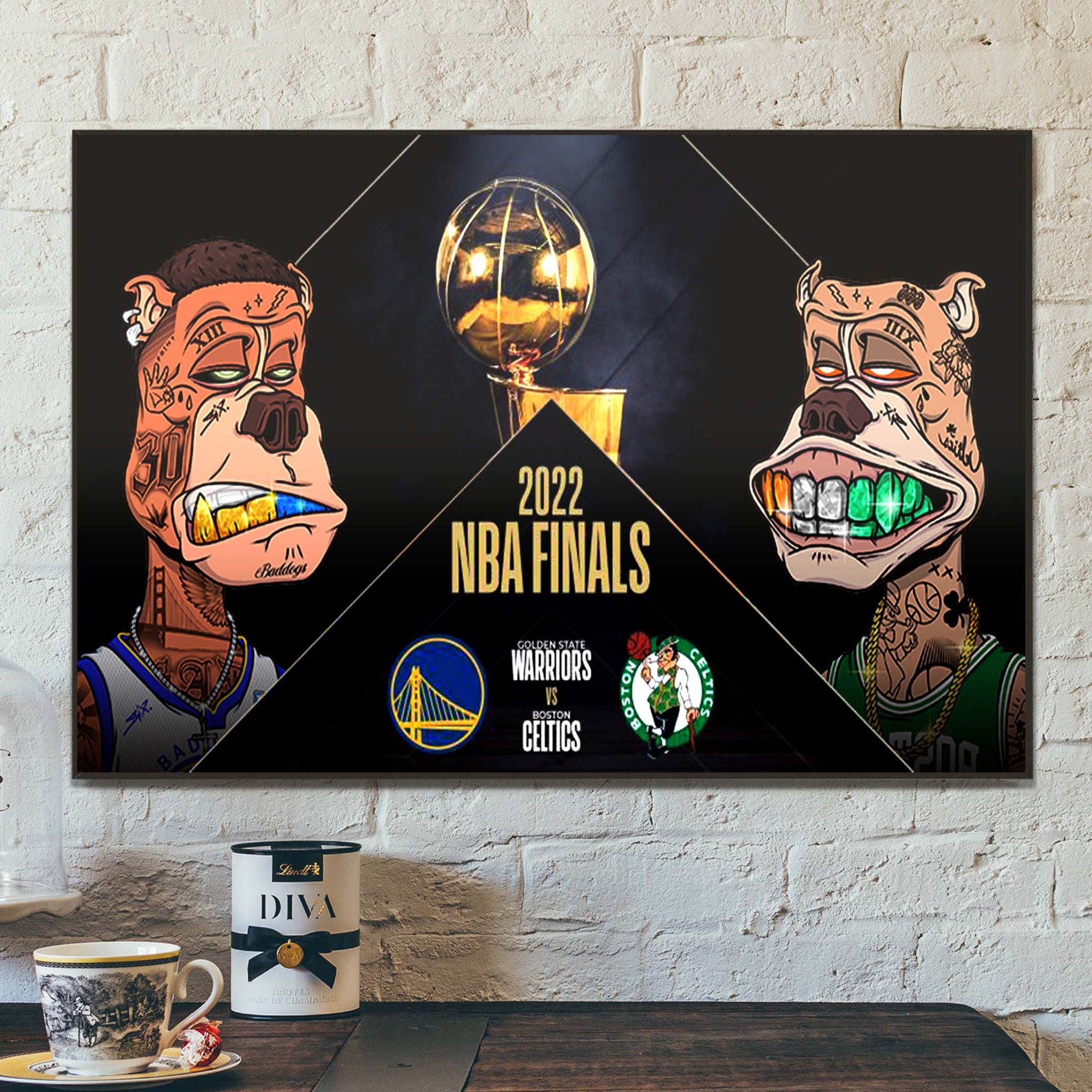 Welcome to the 2022 NBA Finals Warriors vs Celtics Home Decor Poster ...