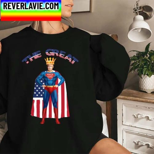 Donald Trump Crown Hair The Great MAGA King Shirt - REVER LAVIE