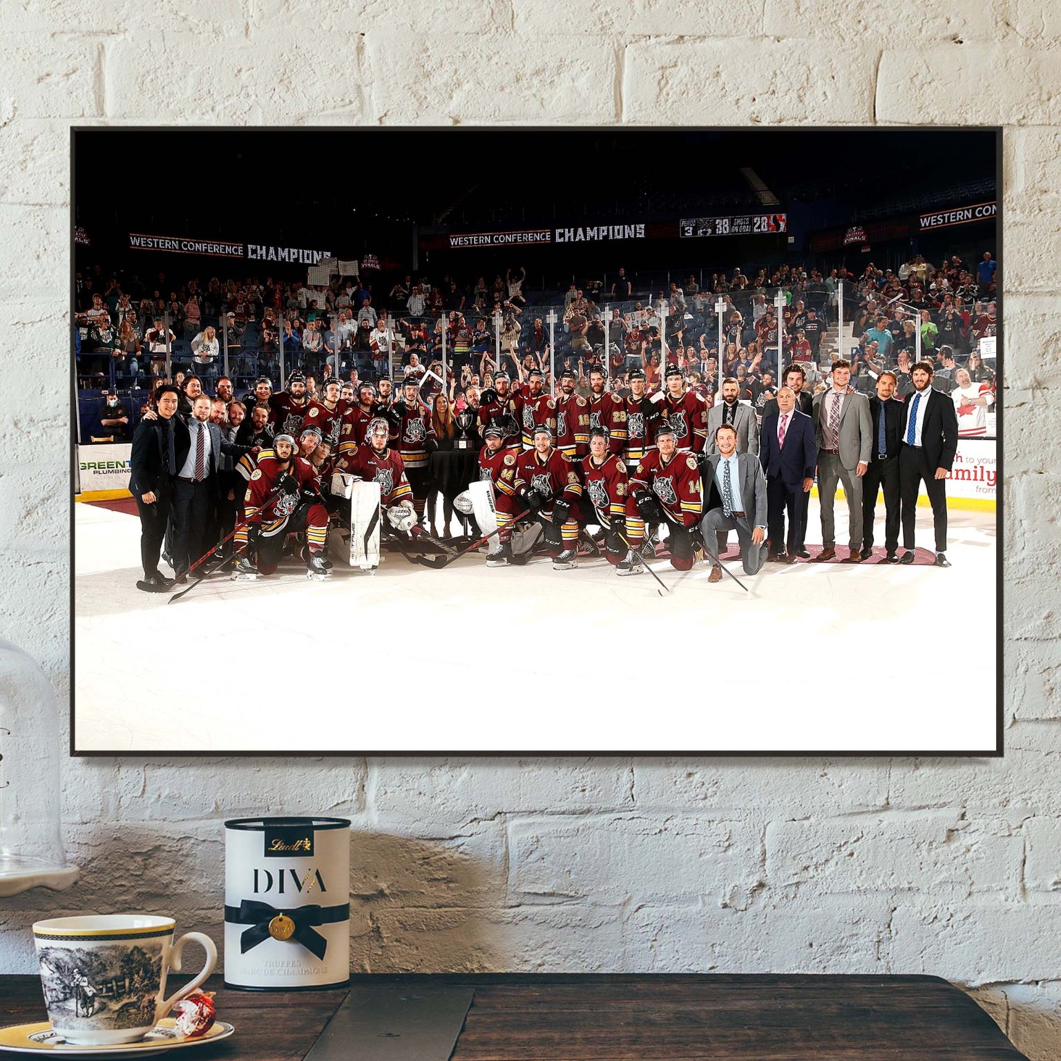 AHL 2022 CALDER CUP Champions Chicago Wolves Champions Home Decor ...