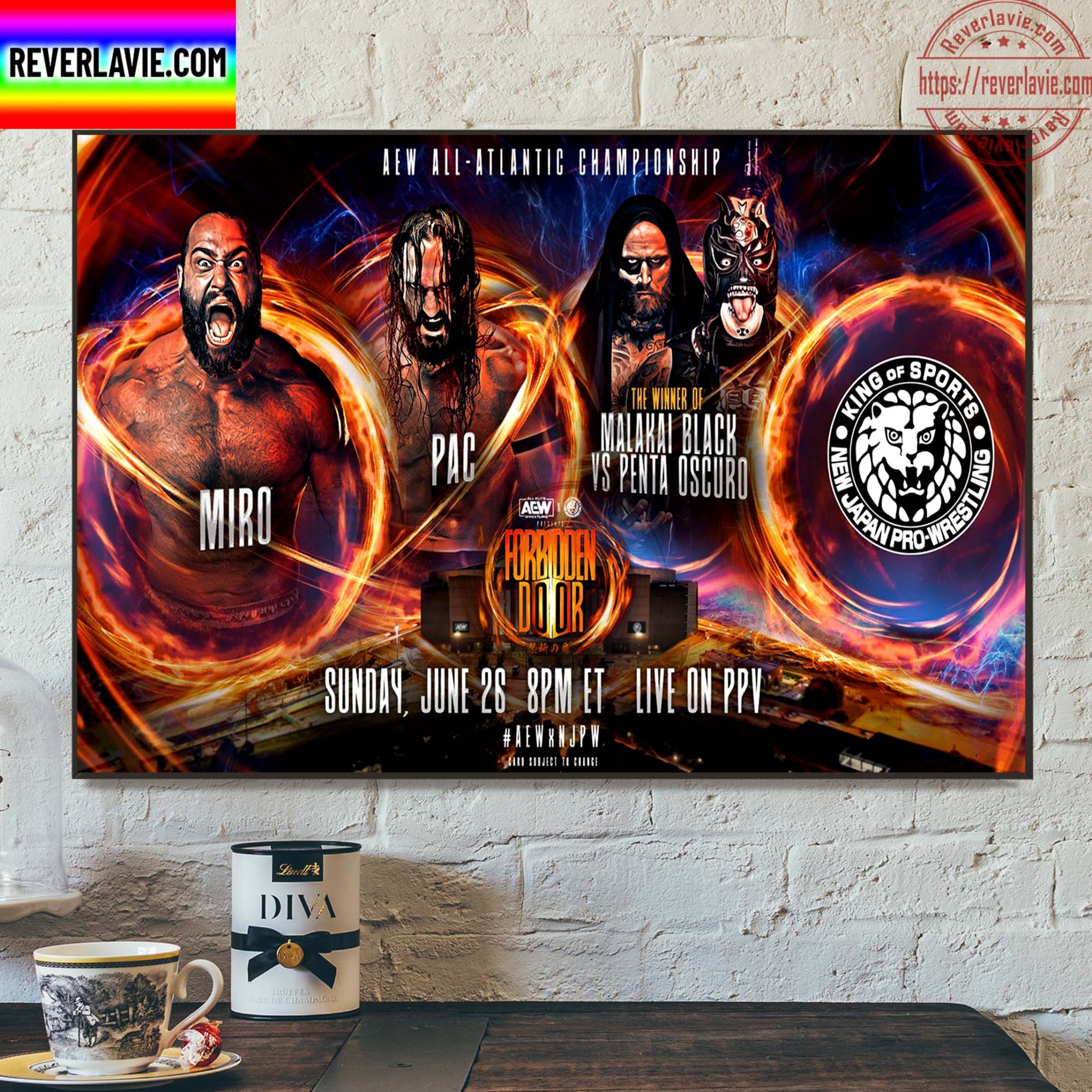 All Elite Wrestling Forbidden Door AEW All-Atlantic Championship Home ...