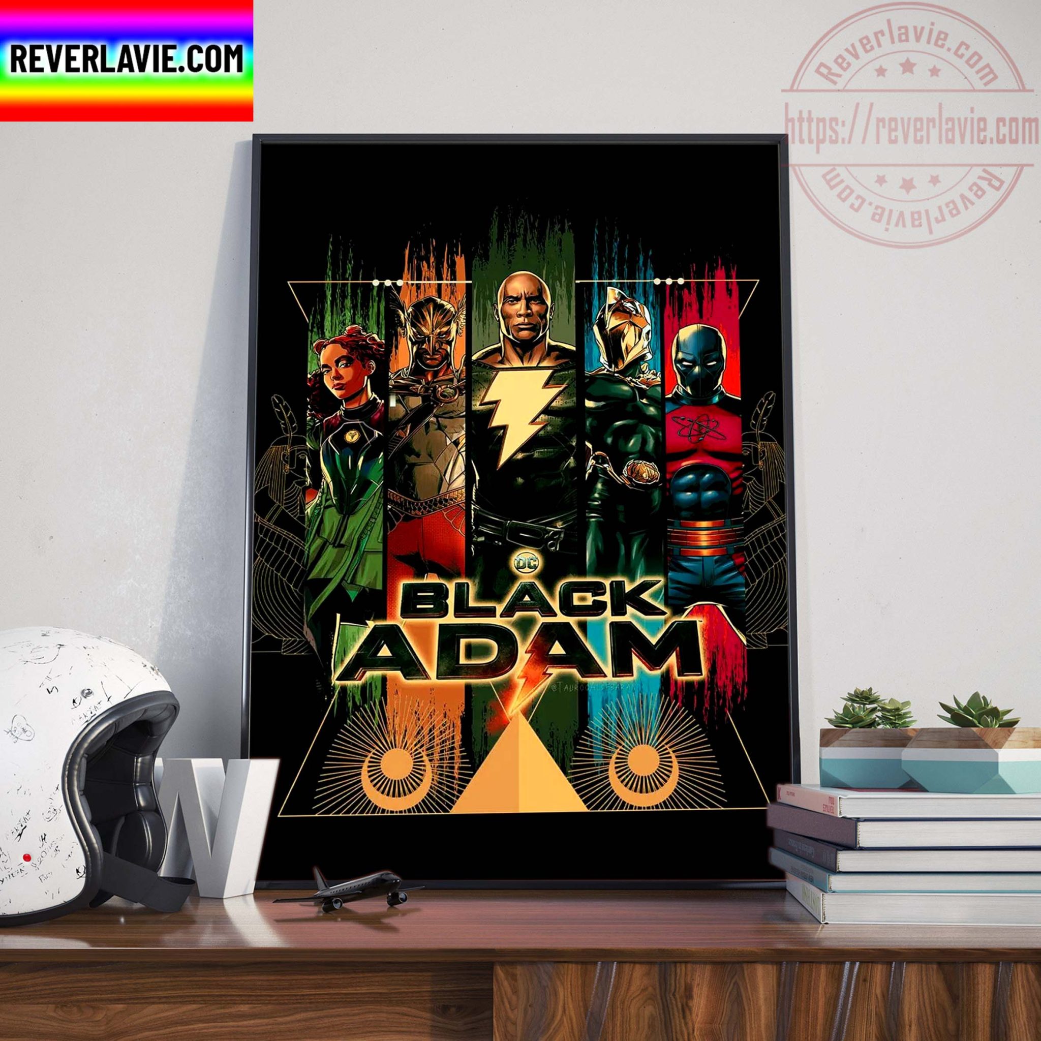 DC Comics WB Black Adam Fight Hawkman Unisex T-Shirt - REVER LAVIE