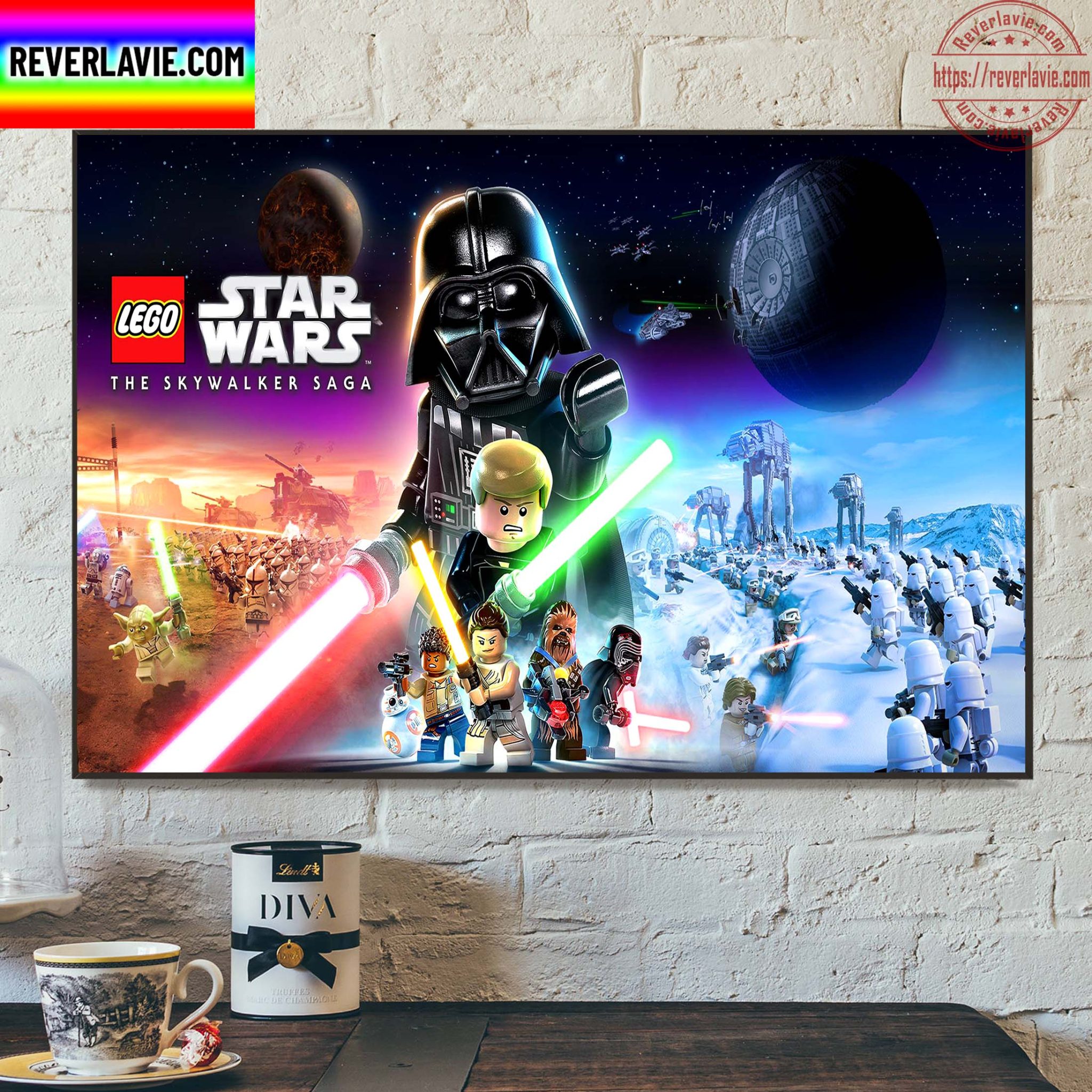 Lego Star Wars The Skywalker Saga Darth Vader Home Decor Poster Canvas ...