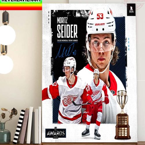 NHL Awards Detroit Red Wings Moritz Seider Is The 2022 Calder Trophy ...