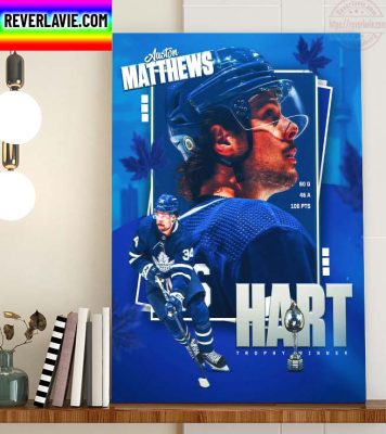 NHL Toronto Maple Leafs Auston Matthews 2021-2022 Hart Trophy Winner ...