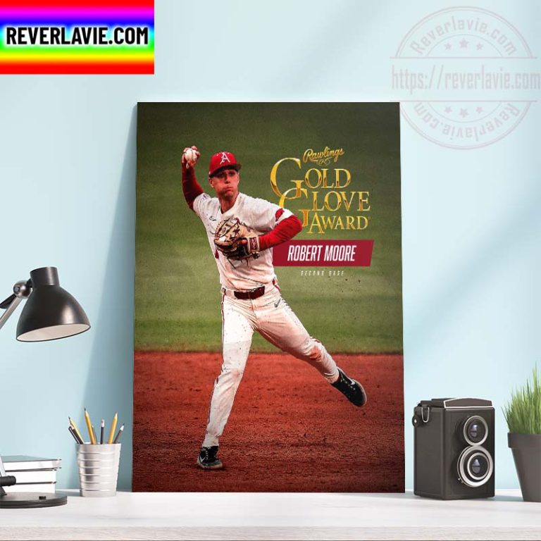 Rawlings Robert Moore Gold Glove Award Winner In Arkansas Razorback ...