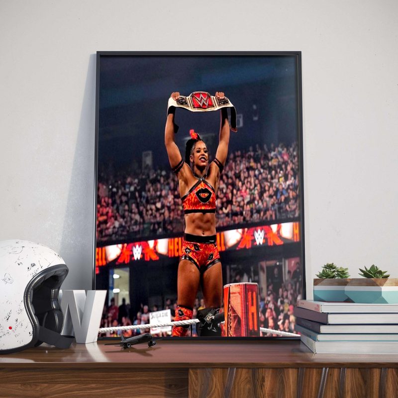WWE And Still Bianca Belair Raw Womens Champion Hell In A Cell Poster ...
