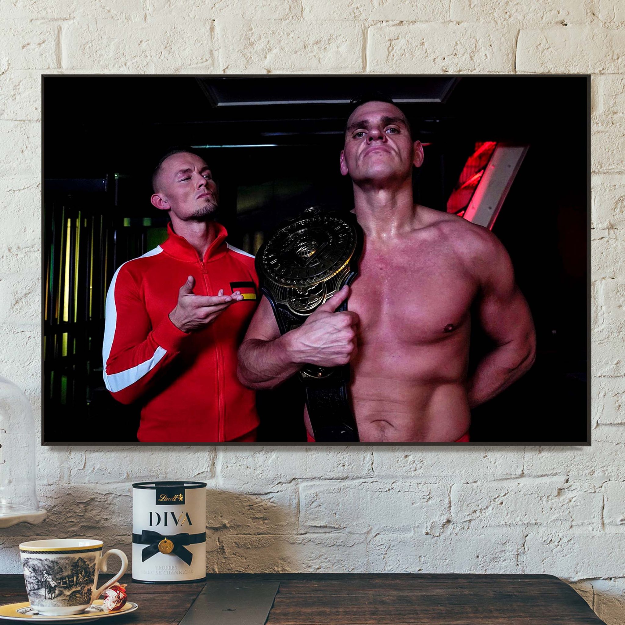WWE Smack Down Gunther Champs Intercontinental Champion Home Decor ...