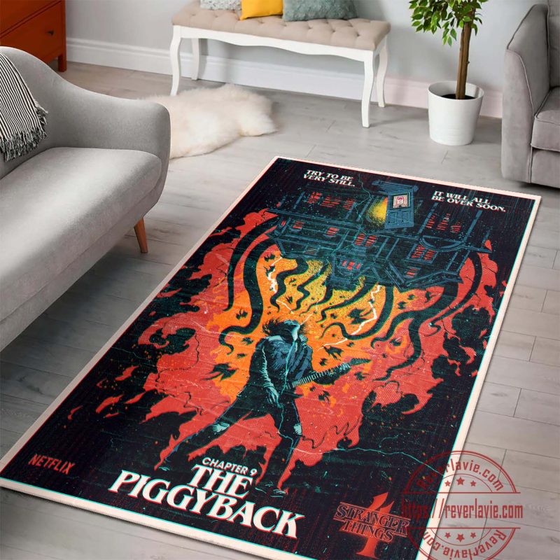 Stranger Things 4 Chapter 9 The Piggyback Rug Carpet - REVER LAVIE