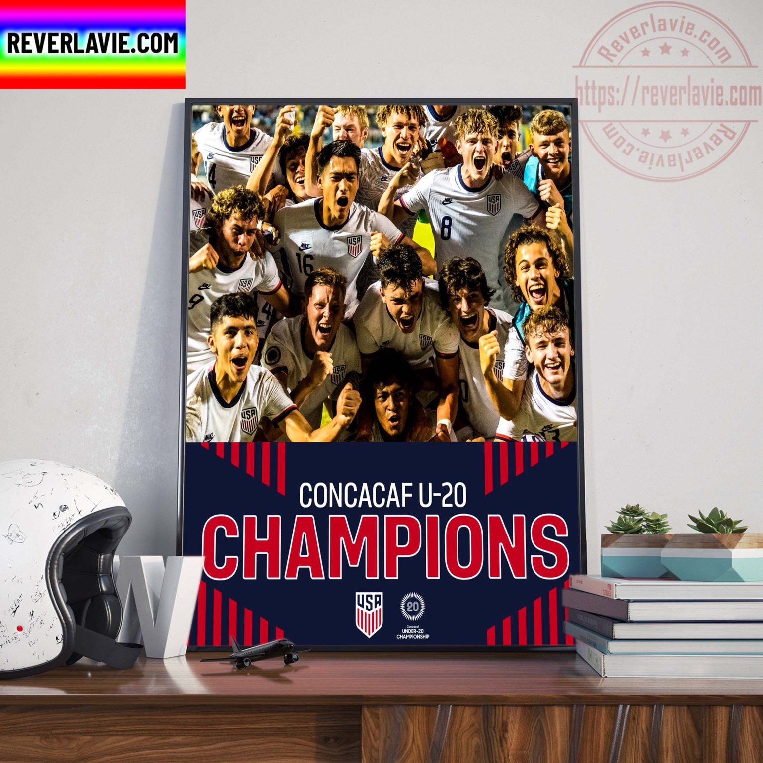 US Soccer Champs Concacaf U20 Champions Unisex T-Shirt - REVER LAVIE
