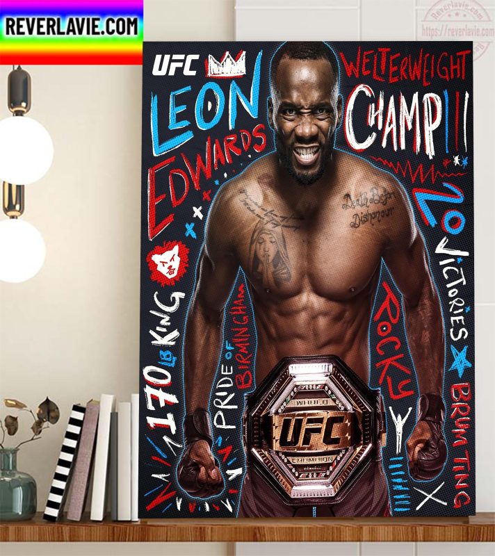 Leon Edwards UFC 278 Home Decor Poster Canvas - REVER LAVIE