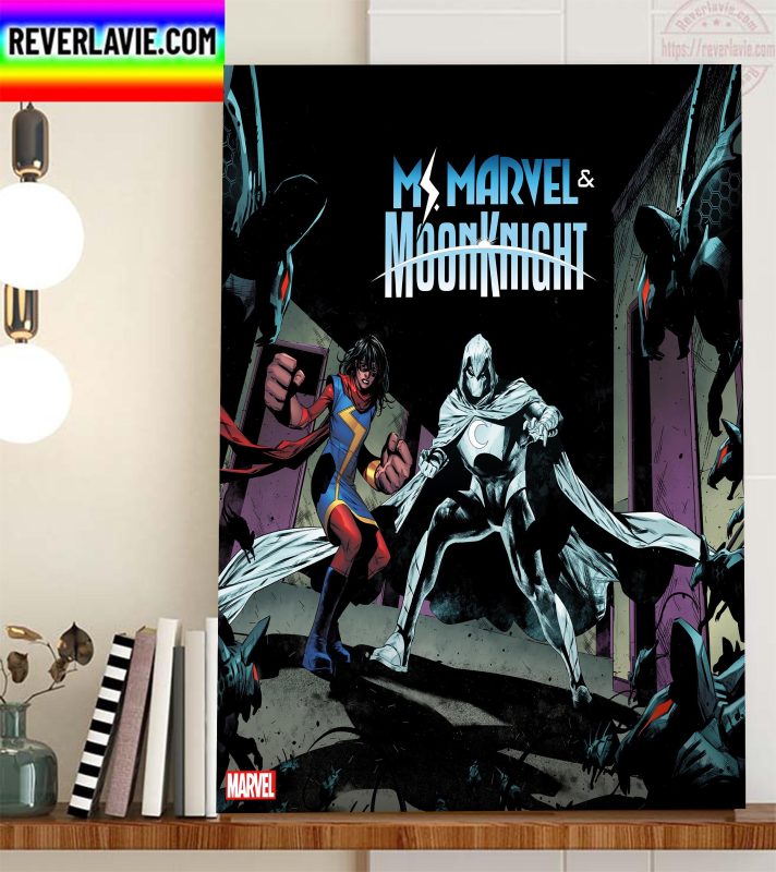 Ms Marvel In Ms Marvel And Moon Knight Home Decor Poster Canvas - REVER ...