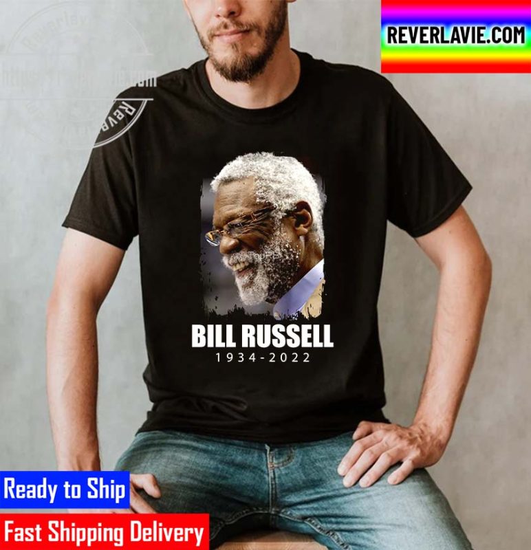 RIP Bill Russell 1934 - 2022 NBA Legend Classic T-Shirt - REVER LAVIE