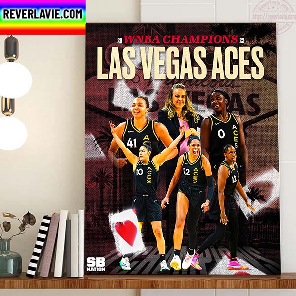 Las Vegas Aces Champs 2022 WNBA Champions x Dearica Hamby Home Decor ...