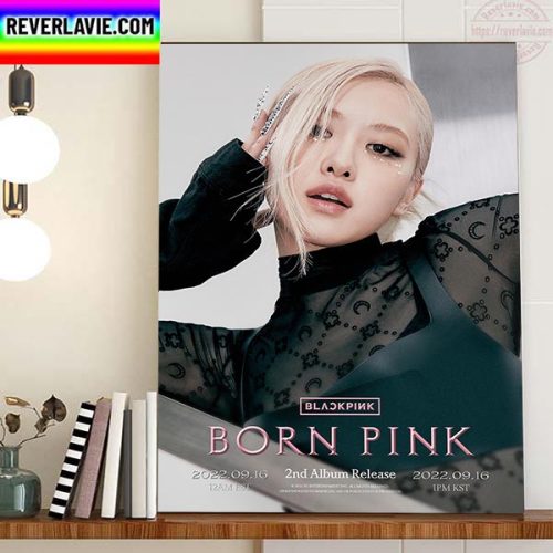 Born Pink Album Jisoo Blackpink Concept Poster Home Decor Poster Canvas ...