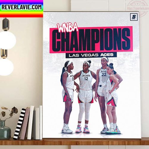 Las Vegas Aces Champions 2022 WNBA Champions Home Decor Poster Canvas ...
